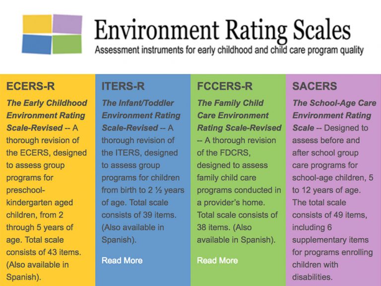 Environmental Rating Scales (ERS) – Quality Counts California